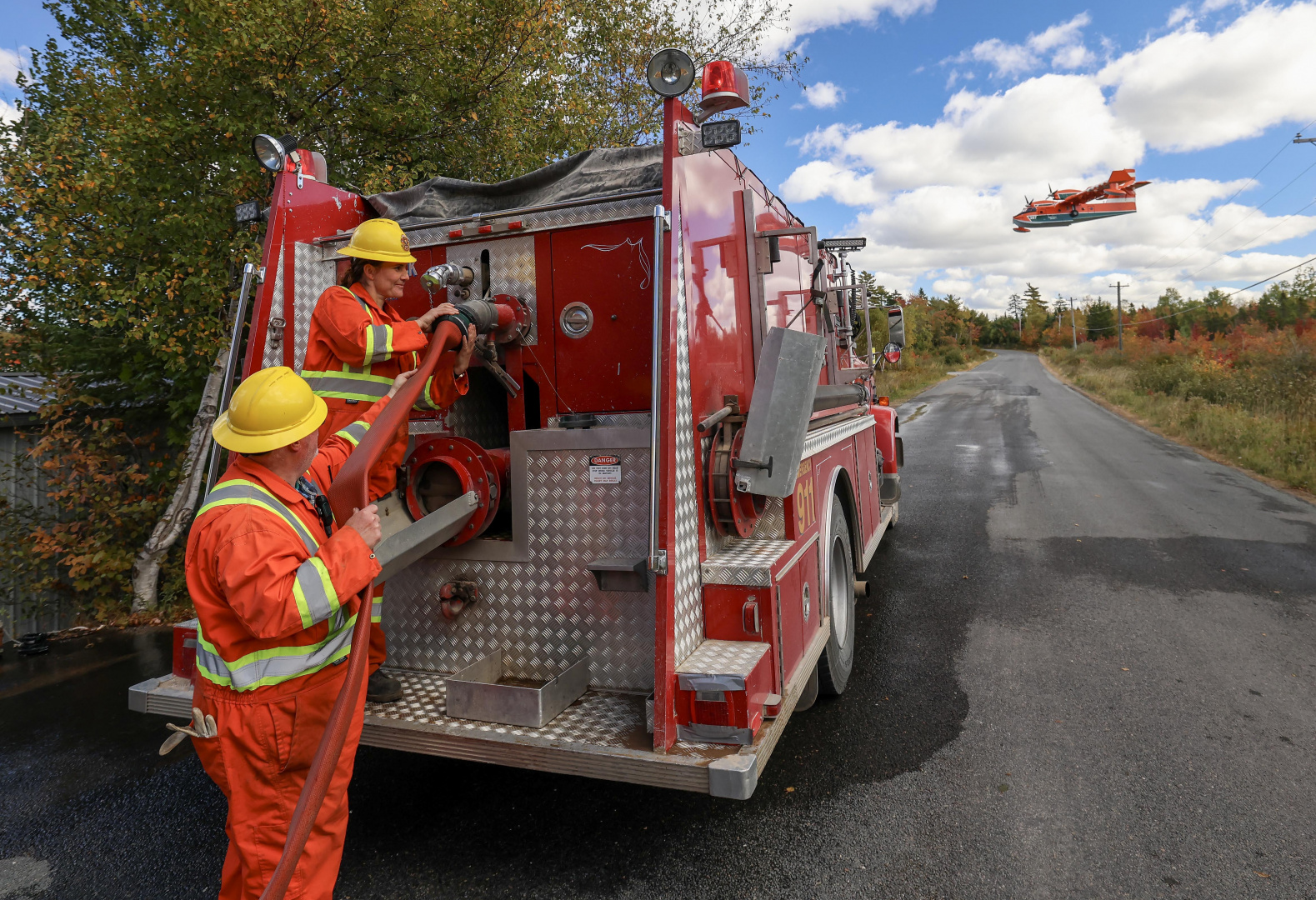 Video From Wildfire Response at Lake George, Kings County - October 2 ...